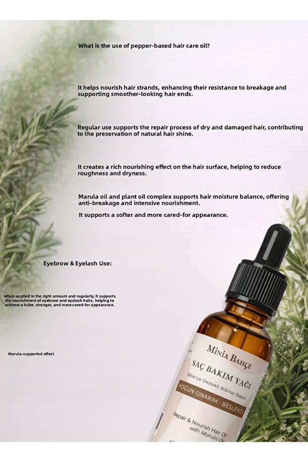 Minia Bahçe Bitki ve Sanat Atölyesi مركب زيت الروزماري لإصلاح الشعر ...