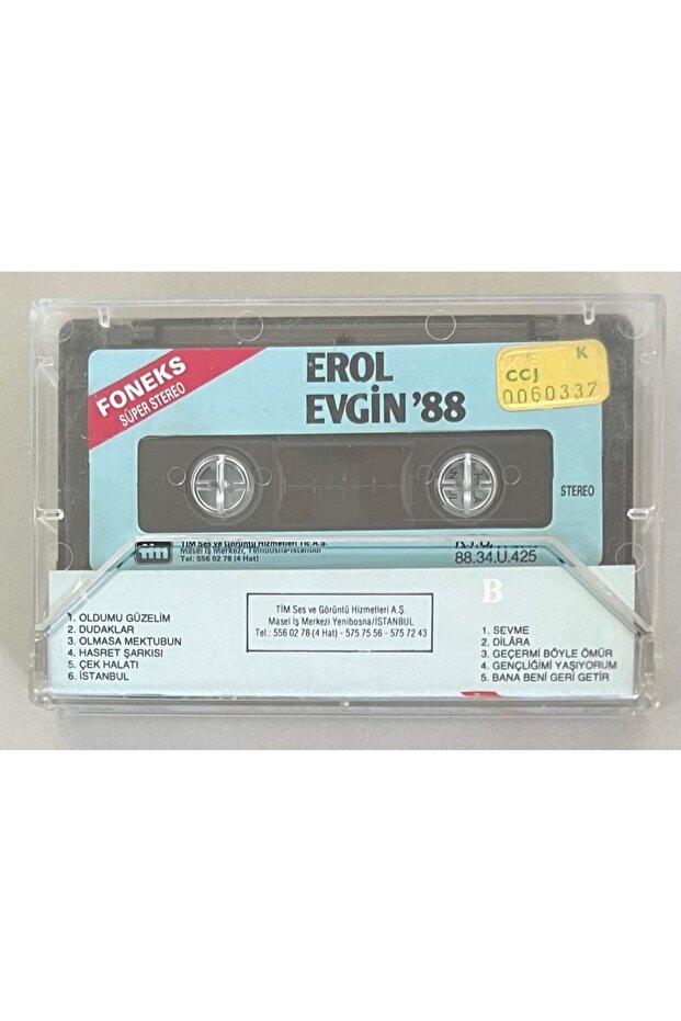 Foneks Erol Evgin 88 Cassette Dilara, Olmasa Letter, Czech Rope ...