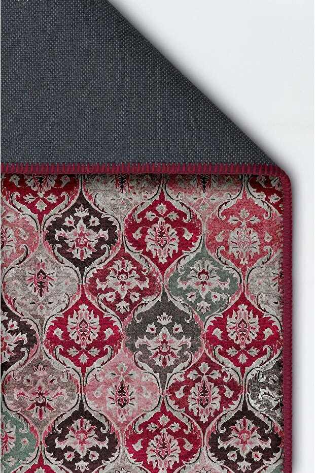 Rose'n Home Arte VN023-1 Vintage Çiçek Figürlü Dekoratif Şönil Halı ...