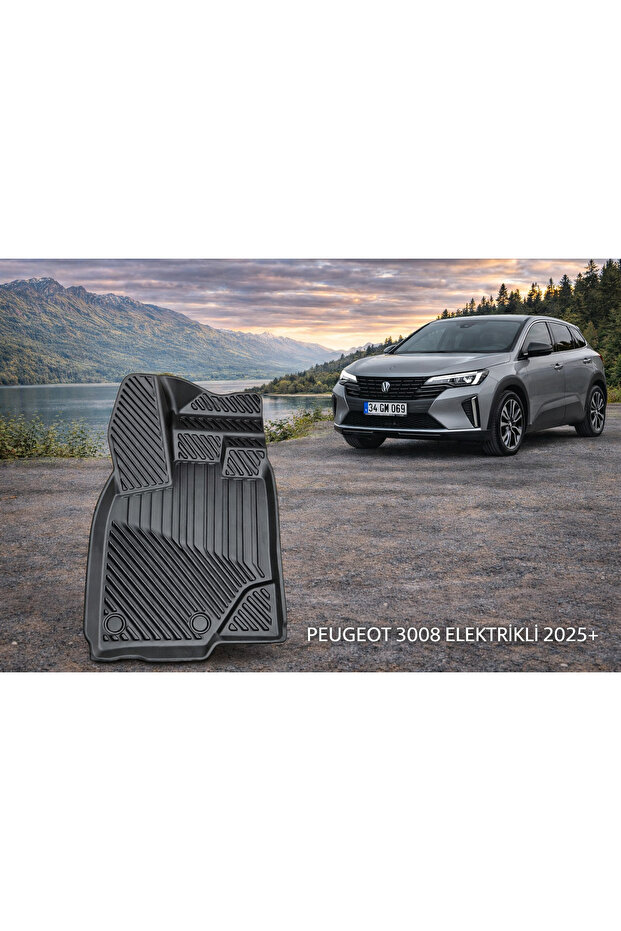 Black Gold Peugeot 3008 Elektrikli 2025+ ile Uyumlu 3D Oto Paspas ...