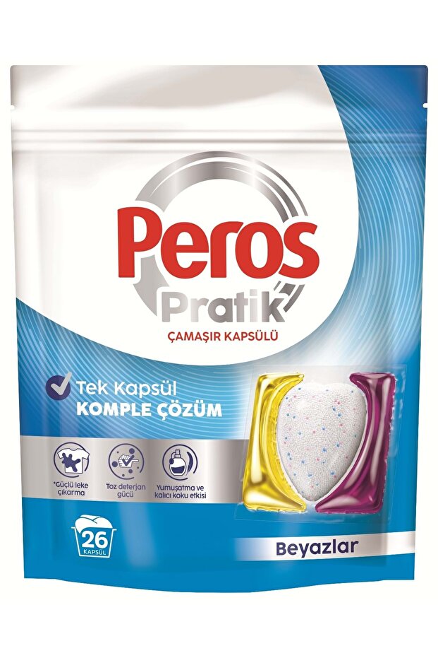 Peros Pratik Matik Çamaşır Deterjanı Kapsülü - Tableti 156 Adet ...