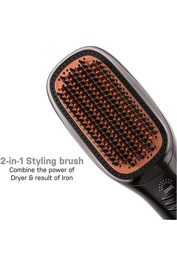 Generic JOY Professional Heated Styling Brush - Portable 2-in-1 Hair ...