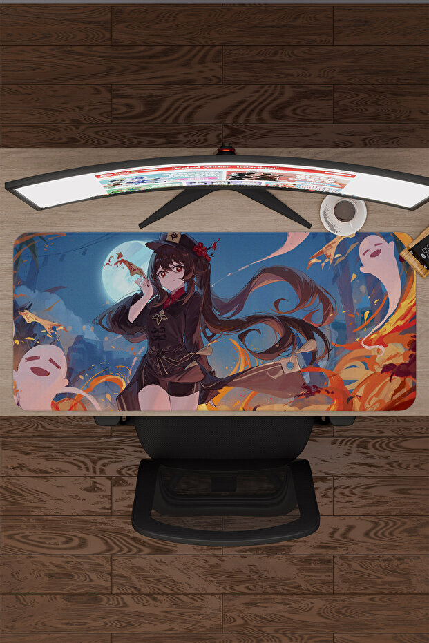 mousepad bastir لوحة ماوس ألعاب Hu Tao Genshin Impact Anime Gacha V2 ...
