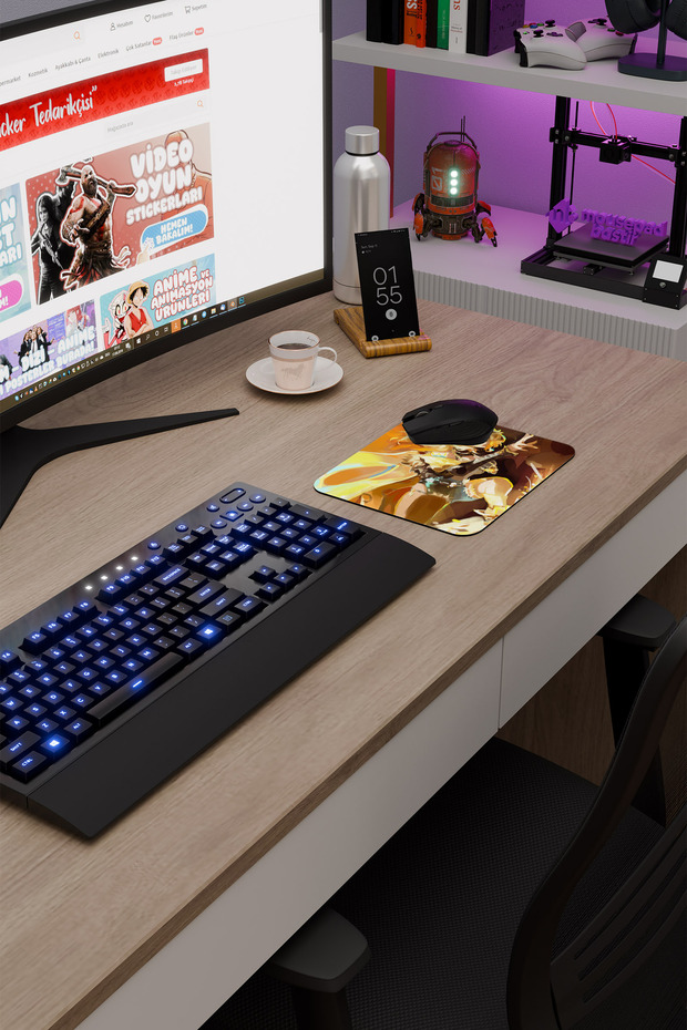 mousepad bastir Xilonen Genshin Impact Anime Gacha V2 - 22X18 Gaming ...