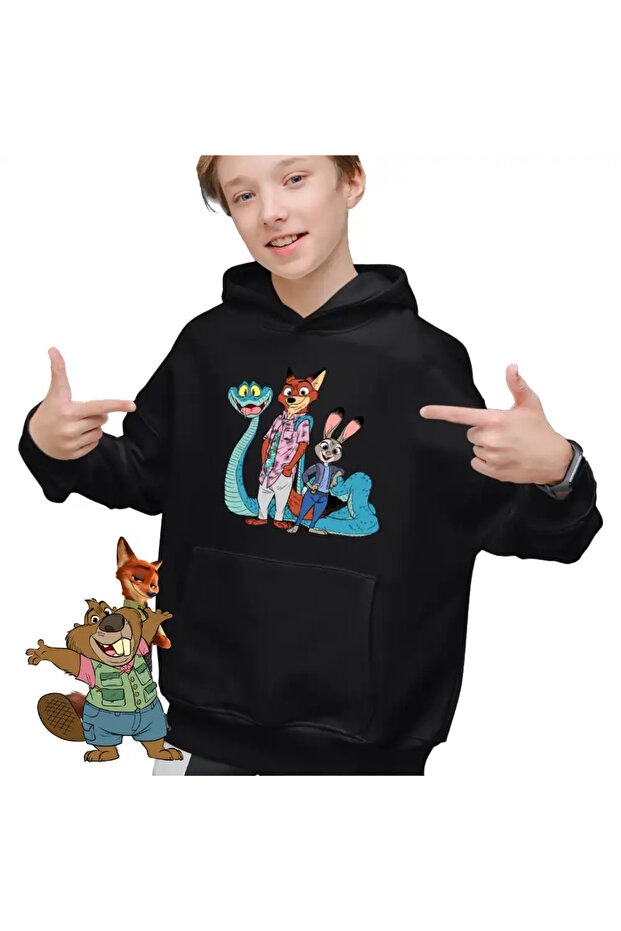 OEM Hanorac Copii Baieti Zootopia Nick Judy Gary Zootropolis Politist ...