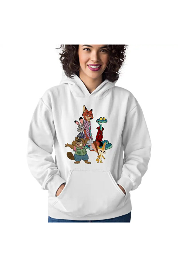 OEM Women's Hoodie Zootopia All Gang Zootropolis Zootropolis Nick Judy ...