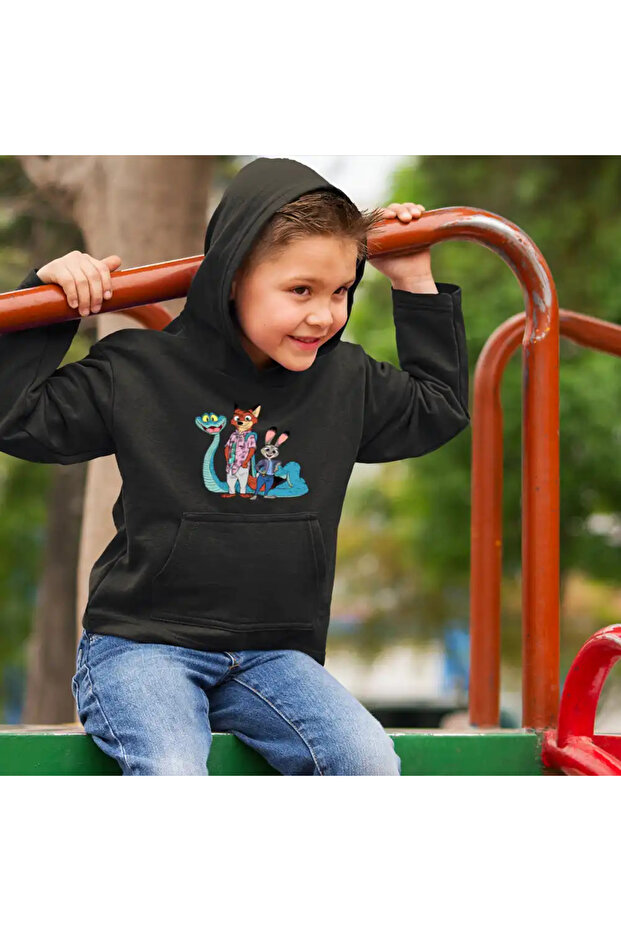 OEM Hanorac Copii Baieti Zootopia Nick Judy Gary Zootropolis Politist ...