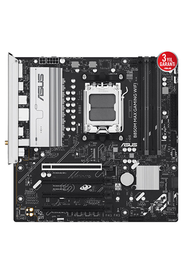 ASUS B850M MAX GAMING WIFI, 4xDDR5, 3x M2, HDMI, DP, Type-C, Wi-Fi 6 ...