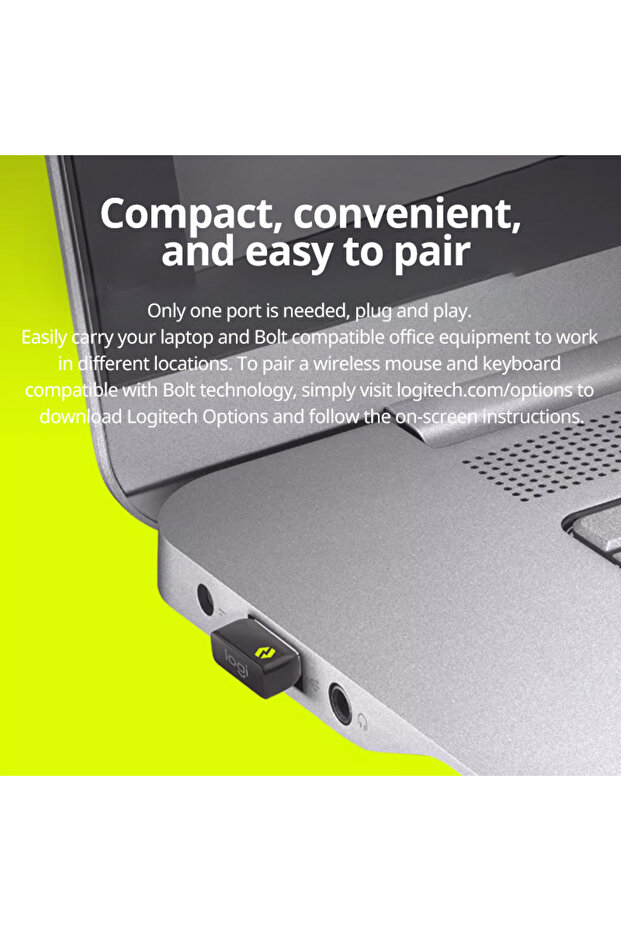 logitech Black 0011 Bolt USB Receiver, suitable for M650/MX Master 3S ...