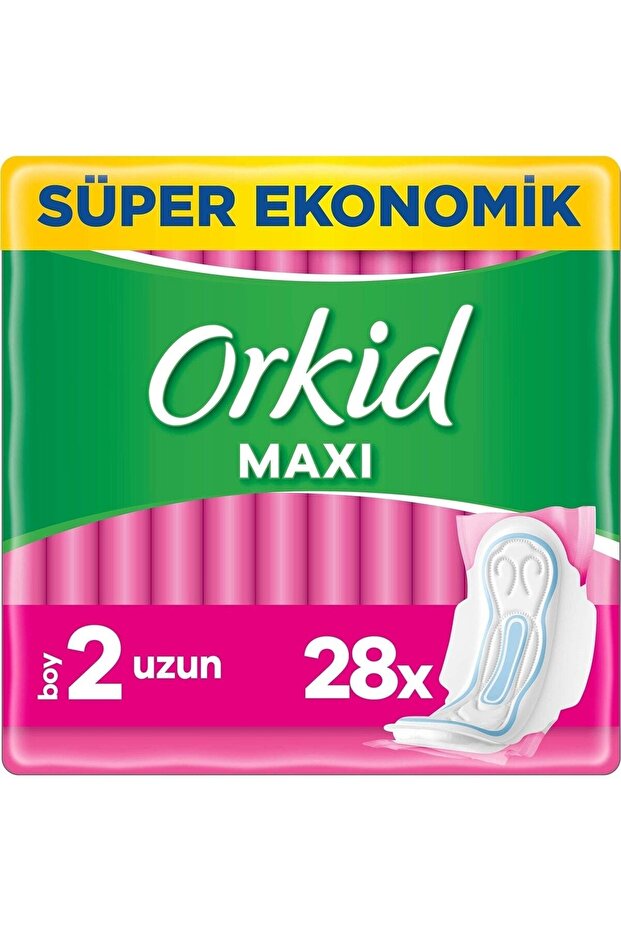 ORKİM Maxi Uzun 28 Adet Süper Ekonomik Paket Hijyenik Ped - Fiyatı ...