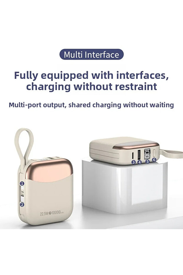 Generic DENX 10000mAh Power Bank, 22.5W Fast Charging Output, Portable ...