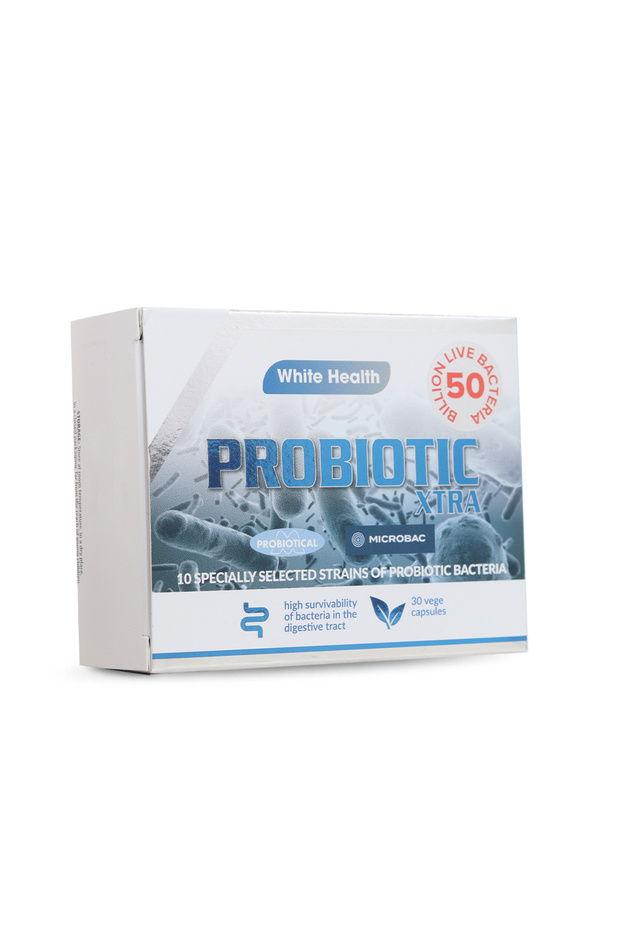 White Health Probiotic Xtra – High- Gut Health & Digestive Support | 50 ...