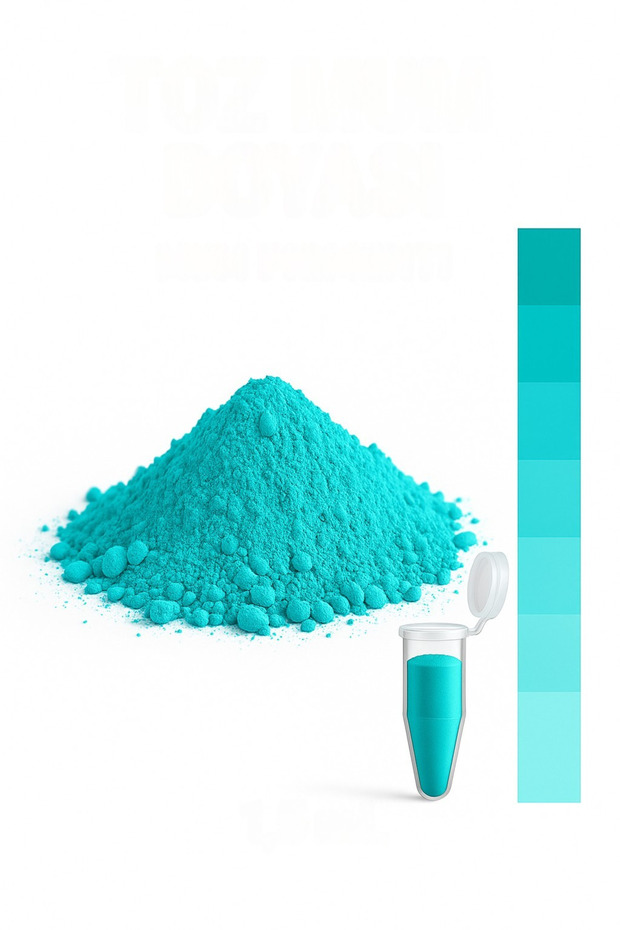 Misse Turkuaz Toz Mum Boyası ℅100 Doğal Pigment 1,5 mL (Parafin Wax ...