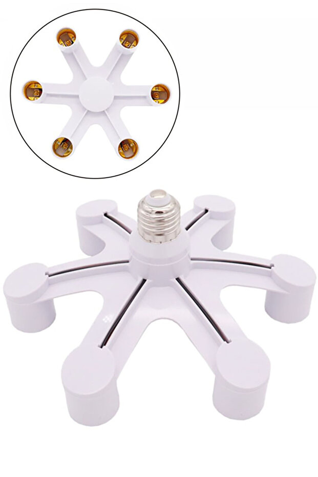 DİGİFULL E27 7Lı Duy Çoğaltıcı - Lamba Duy Çoklayıcı - E 27 7 In 1 ...