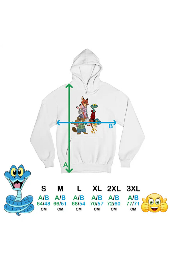 OEM Women's Hoodie Zootopia All Gang Zootropolis Zootropolis Nick Judy ...