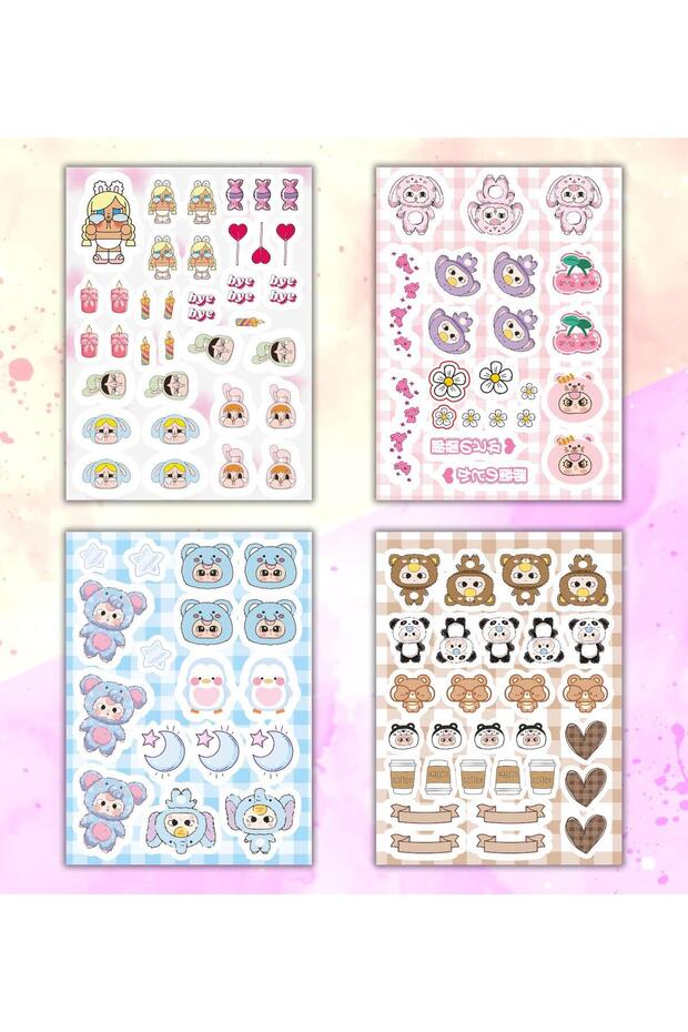 Bam Cute Baby My DIY Sticker Book 24 * 17 cm 16 Sayfa Özel Tasarım ...
