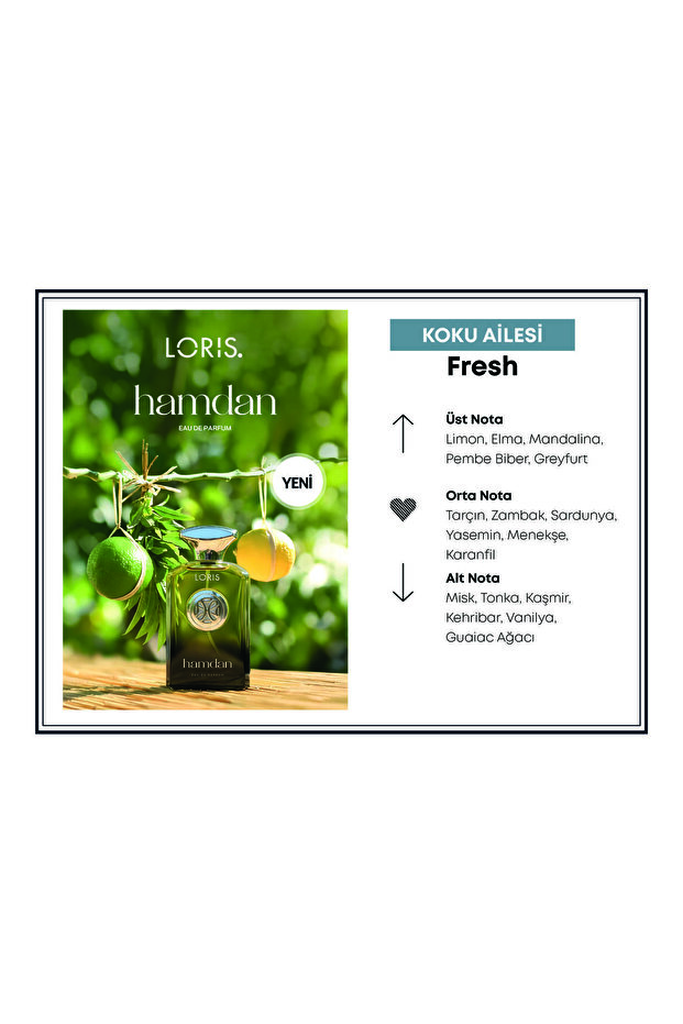 Loris Hamdan Unisex Parfüm 100 ML EDP - Fiyatı, Yorumları