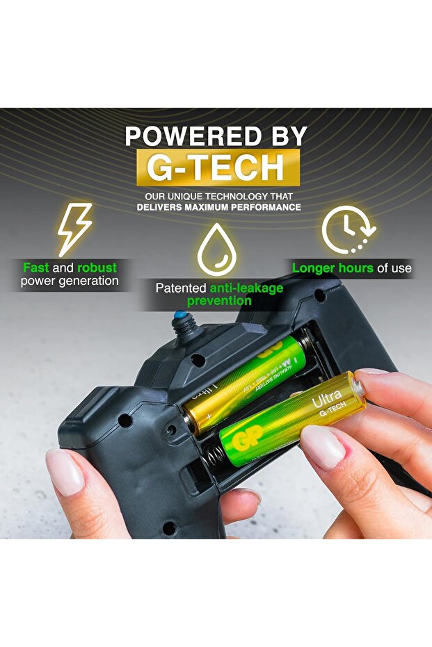 GP Batteries AA batteries AA pack of 40 Ultra Alkaline disposable ...