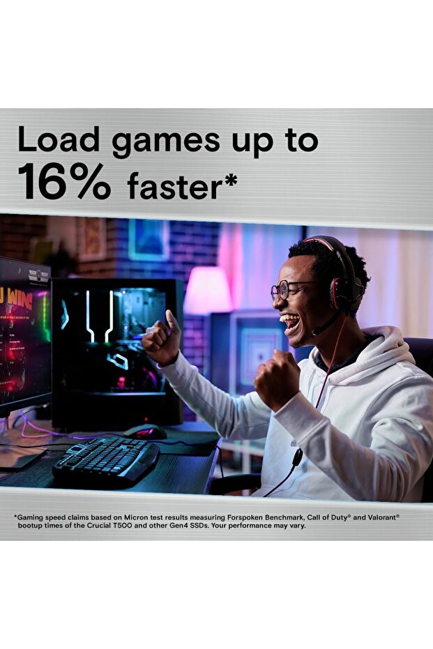 Choice 1TB Crucial T500 1TB Gen4 NVMe M.2 Internal Gaming SSD, Up to ...