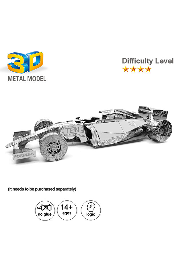 Choice Sports Car Sports Car Assemble Your Own 3D Metal Puzzle - DIY ...