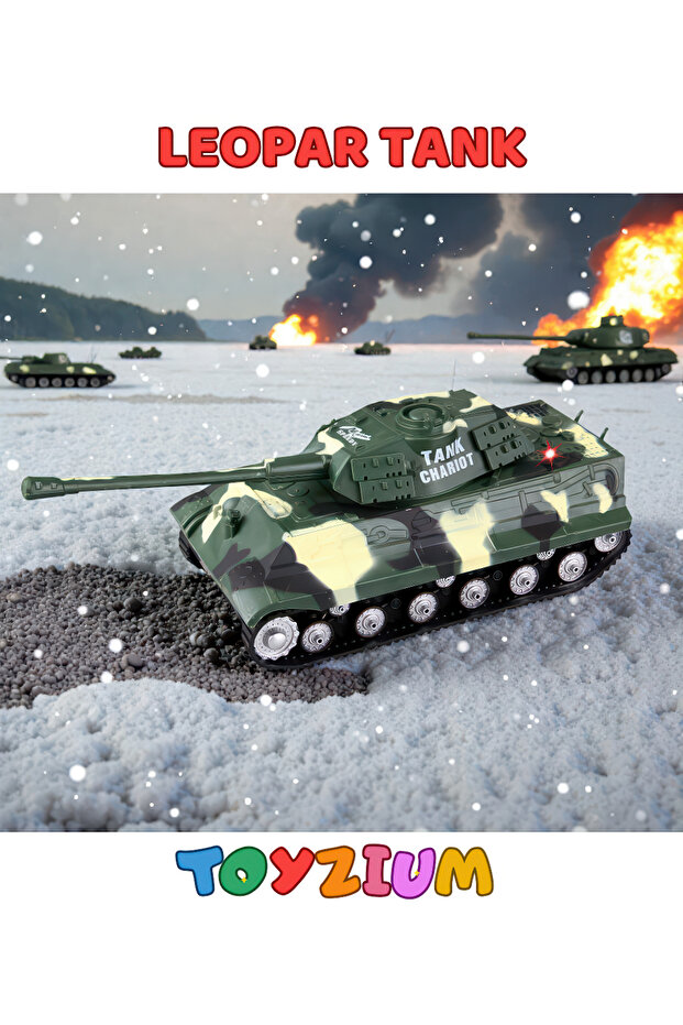 Shem Uzaktan Kumandalı Leopar Tank - Full Fonksiyonlu Işıklı Sesli RC ...