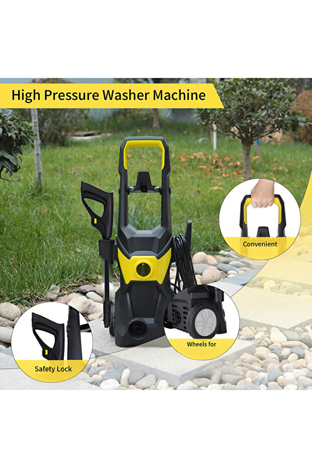 Waite Payging 1800W High-Power Electric Pressure Washer - Portable with ...