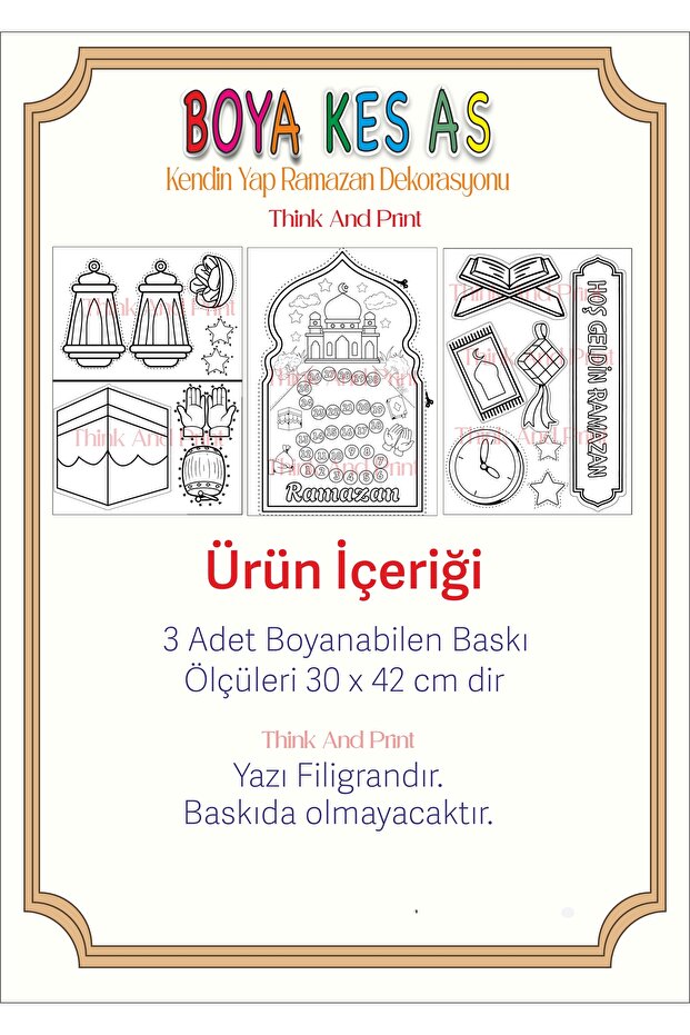 Think And Print Розклад посту для дітей - Розклад посту в місяць ...