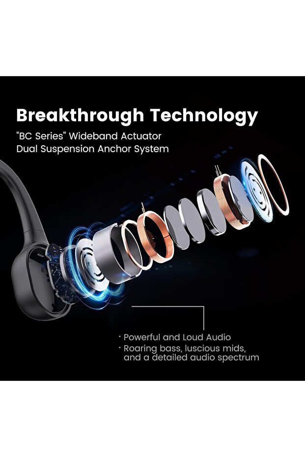 Genericc mojawa Run Plus Bone Conduction Headphones, IP68 Waterproof ...