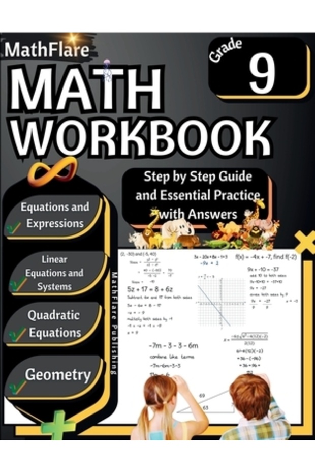 INDEPENDENT CAT MathFlare - Math Workbook 9th Grade: Math Workbook ...