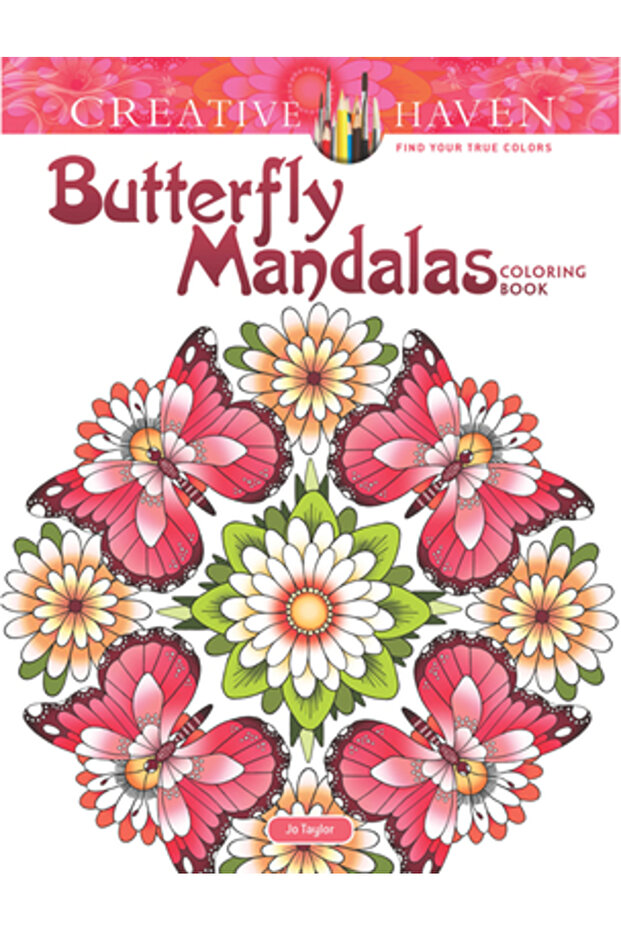 Dover Pubn Inc Creative Haven Butterfly Mandalas Coloring Book- Trendyol