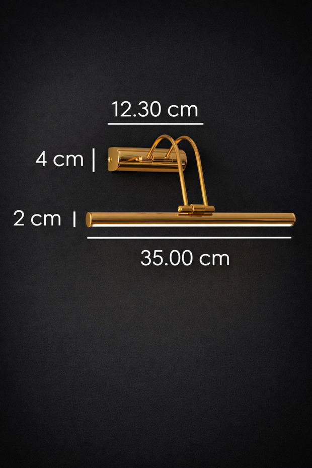Viesteknoloji Modern tablo üstü pilli flüt aplik Gold kasa beyaz ışık ...