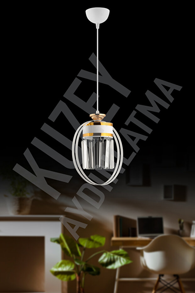 GYK LİGHT BUSE TAŞLI TEKLİ ŞIK MODERN AYDINLATMA AVİZE - Fiyatı, Yorumları