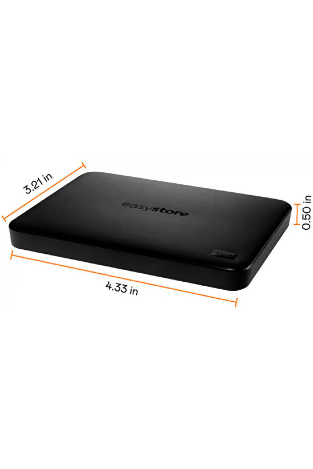 WESTERN DIGITAL WD Easystore 2TB External USB 3.0 Portable Hard Drive ...