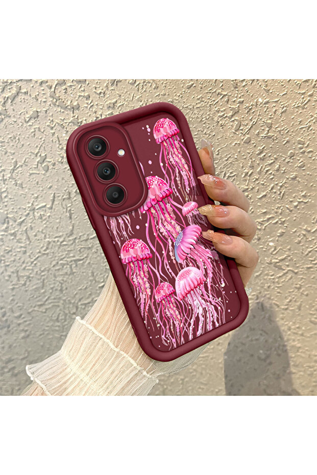 Hontinga Samsung Galaxy S25 Compatible Camera Protected Medyuza Pattern ...