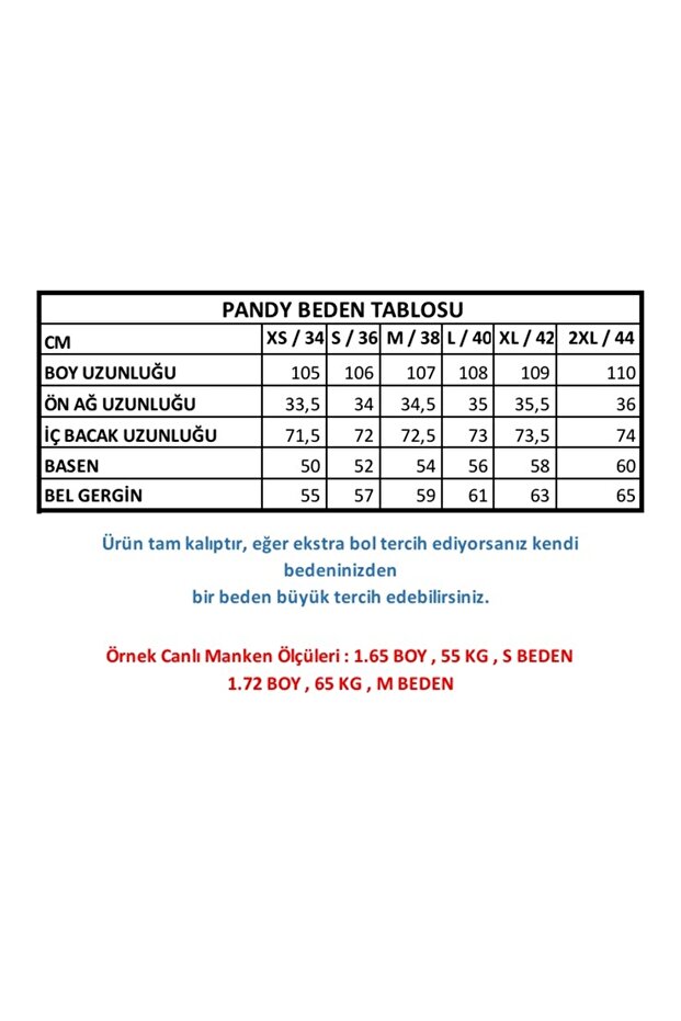 pandy 2'li Beyaz Kemerli Yüksek Bel Kadın Bol Paça Eşofman Altı ...