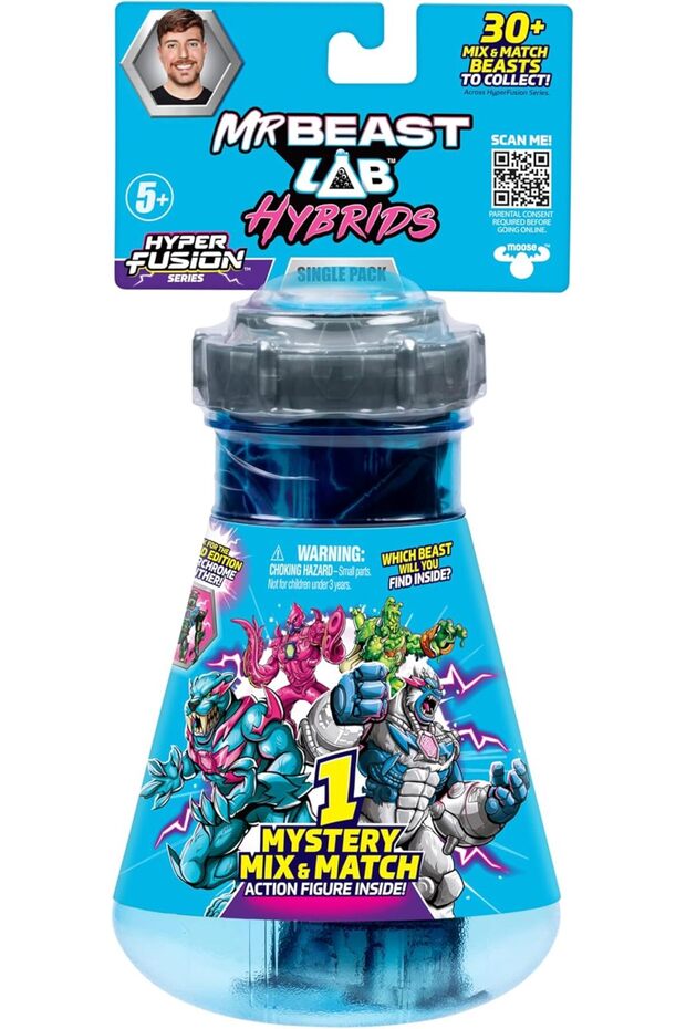 MrBeast Lab Mr.Beast Lab Hybrids Action Figure – Fusion Collectible Toy ...