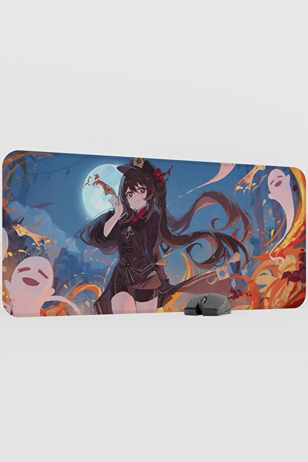 mousepad bastir لوحة ماوس ألعاب Hu Tao Genshin Impact Anime Gacha V2 ...