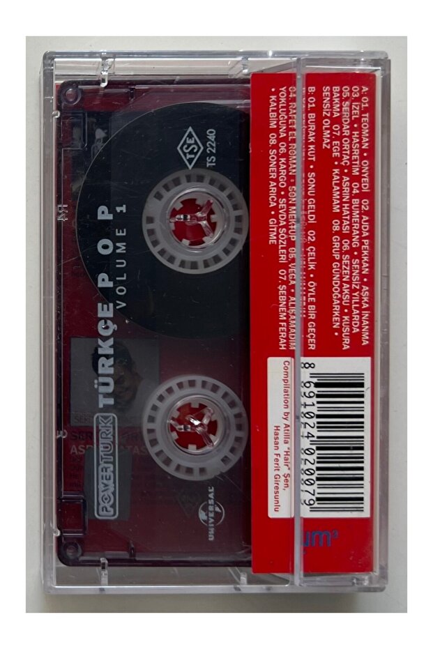 PowerTurk Power Turkish Turkish Pop Volume 1 Cassette Teoman Şebnem ...