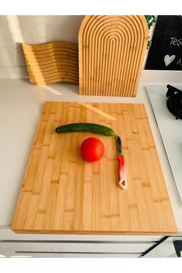 Home Master Chef Tarzı Mega Boy Tezgah Üstü Hamur Açma Ve Kesme Panosu ...