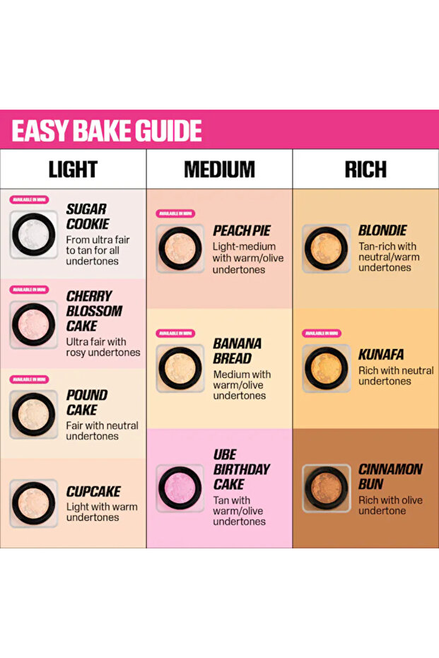 Attention Care Hu.da Bea.uty Easy Bake Loose Powder - Sugar Cookie 6g ...