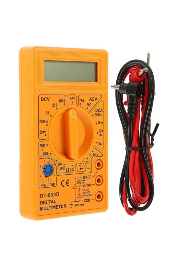 Generic DT-830D Mini Digital Multimeter with Buzzer – Voltage, Current ...