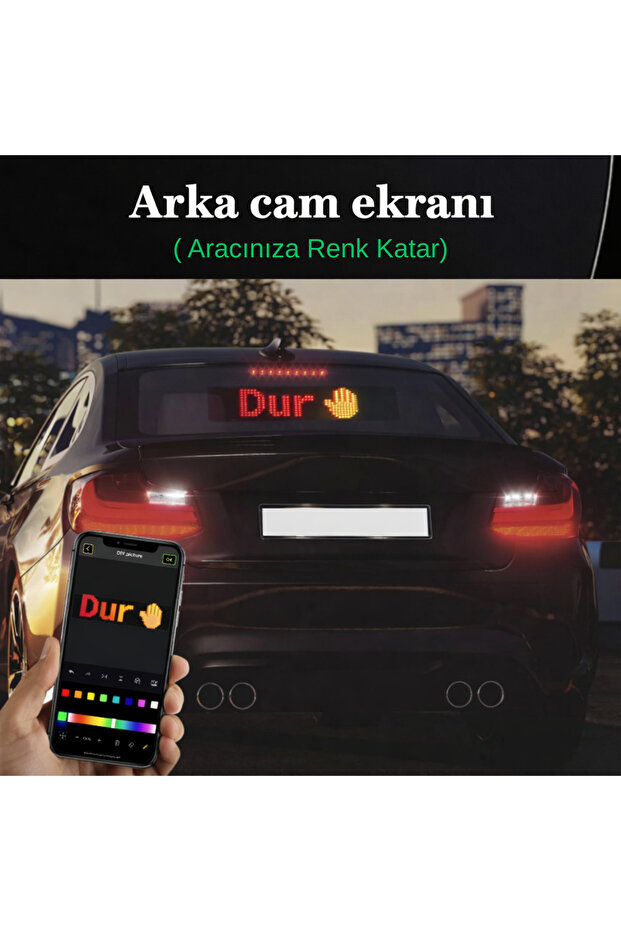 Artnest Programlanabilir LED Matrix Kayan Yazı Tabela | 35x10 cm, 20x64 ...