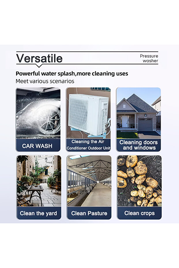 Waite Payging 1800W High-Power Electric Pressure Washer - Portable with ...