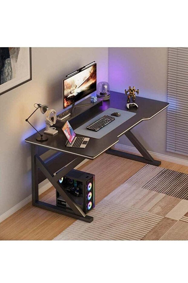 EGG K-shaped gaming desk, ergonomic carbon fiber desktop computer desk ...