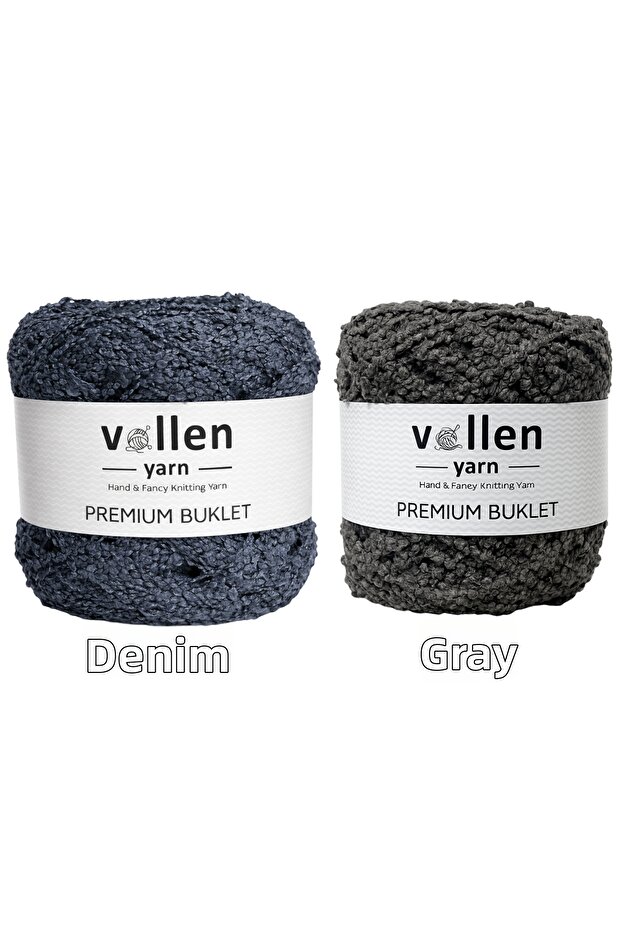 vollen yarn Σχοινί Premium Buklet 100 g 150 m | Μαλακό, ελαφρύ και ...