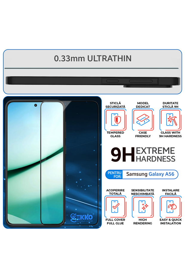 Gekko Mobile Προστατευτικό οθόνης από σκληρυμένο γυαλί για Samsung ...