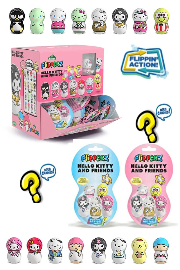 Relkon Flipperz Hello Kitty Ve Arkadaşları Hacıyatmaz Figürler 24 Adet ...
