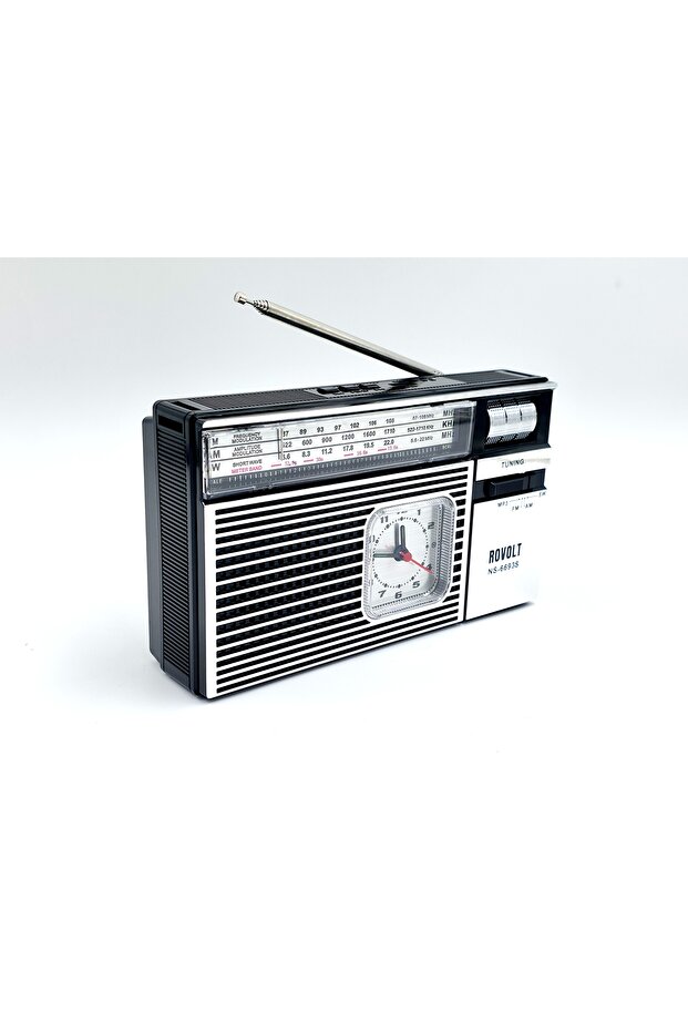Rovolt NS-6693S Radio with Bluetooth – 3-band AM/FM/SW radio, USB/TF ...