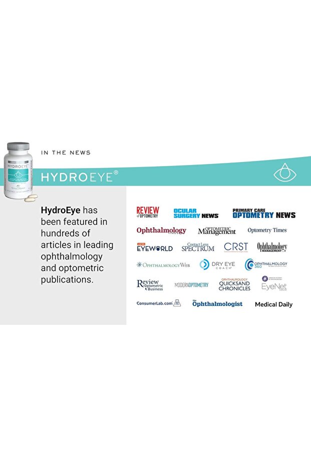 ScienceBased Health HydroEye Dry Eye Supplement – Clinically Tested ...