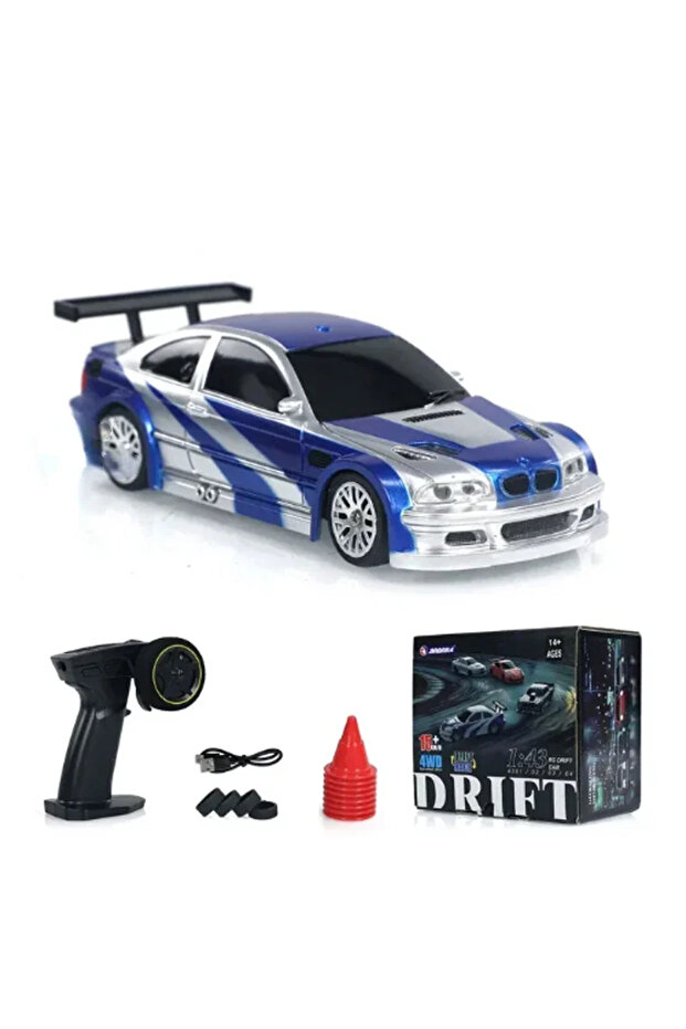 Choice Blue 2.4G RC Drift Car 1/43 4WD Remote Control Car High Speed ...
